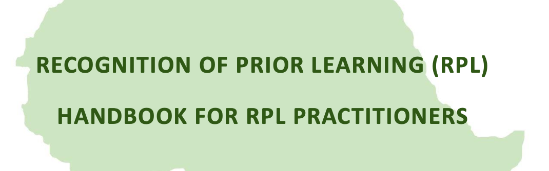 Recognition of Prior Learning (RPL) - Handbook for RPL Practitioners ...